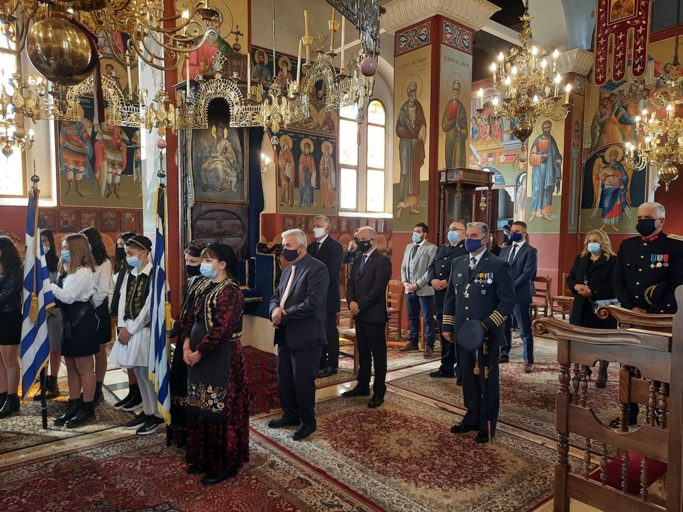 O εορτασμός της Εθνικής Επετείου της 25ης Μαρτίου στο Δήμο Τεμπών (φώτο ...