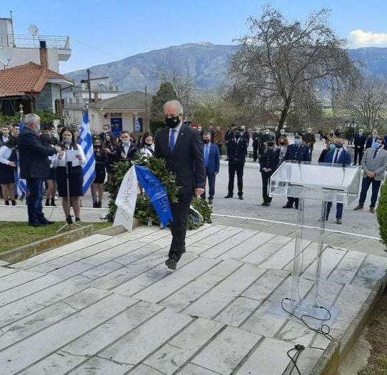 O εορτασμός της Εθνικής Επετείου της 25ης Μαρτίου στο Δήμο Τεμπών (φώτο ...