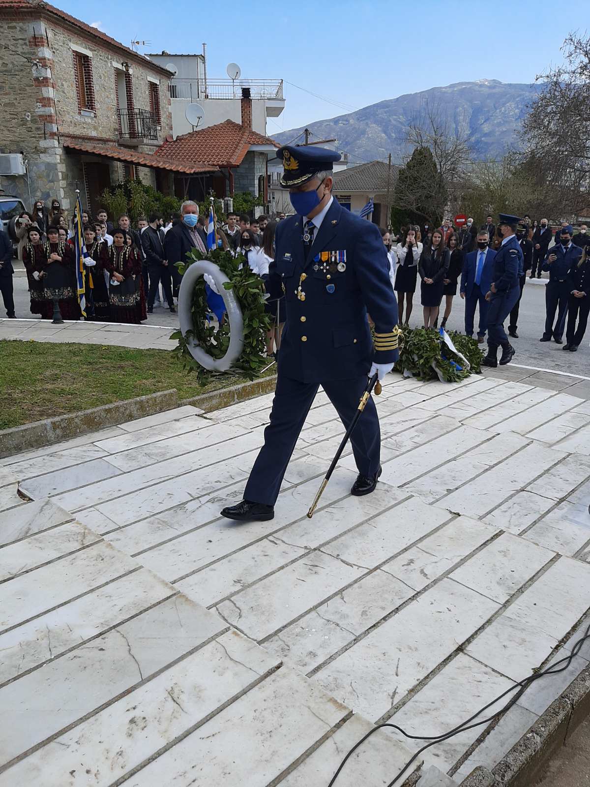 O εορτασμός της Εθνικής Επετείου της 25ης Μαρτίου στο Δήμο Τεμπών (φώτο ...