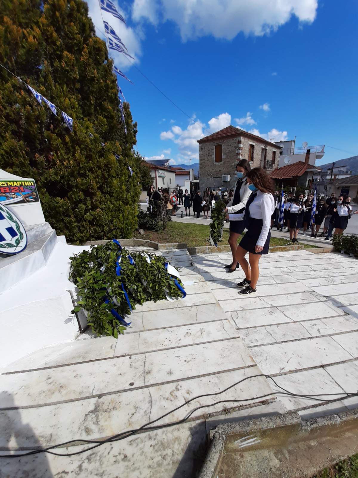 O εορτασμός της Εθνικής Επετείου της 25ης Μαρτίου στο Δήμο Τεμπών (φώτο ...