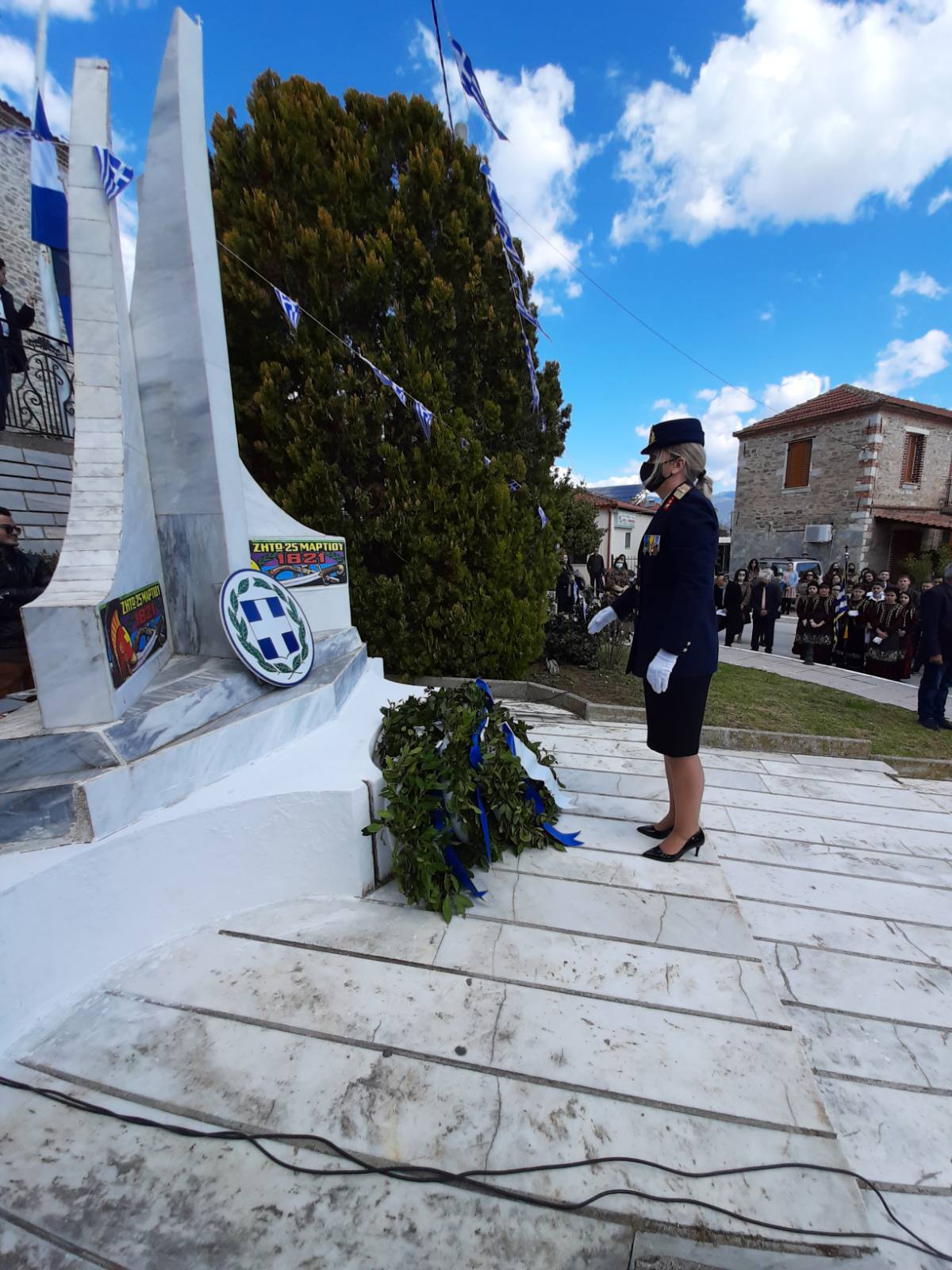 O εορτασμός της Εθνικής Επετείου της 25ης Μαρτίου στο Δήμο Τεμπών (φώτο ...