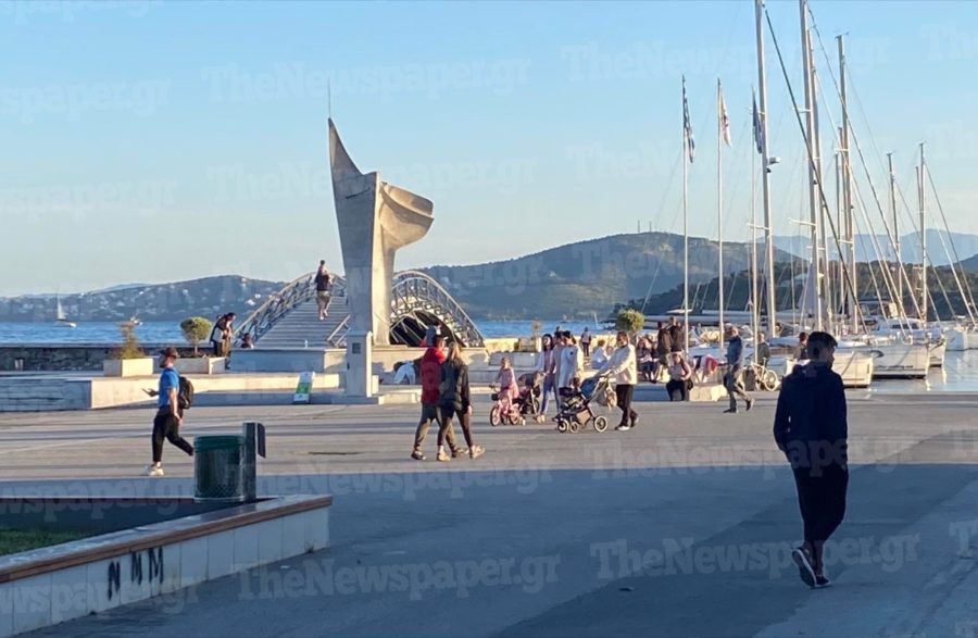 Απόλαυσαν το ηλιόλουστο απόγευμα της Δευτέρας οι Βολιώτες στην παραλία ...