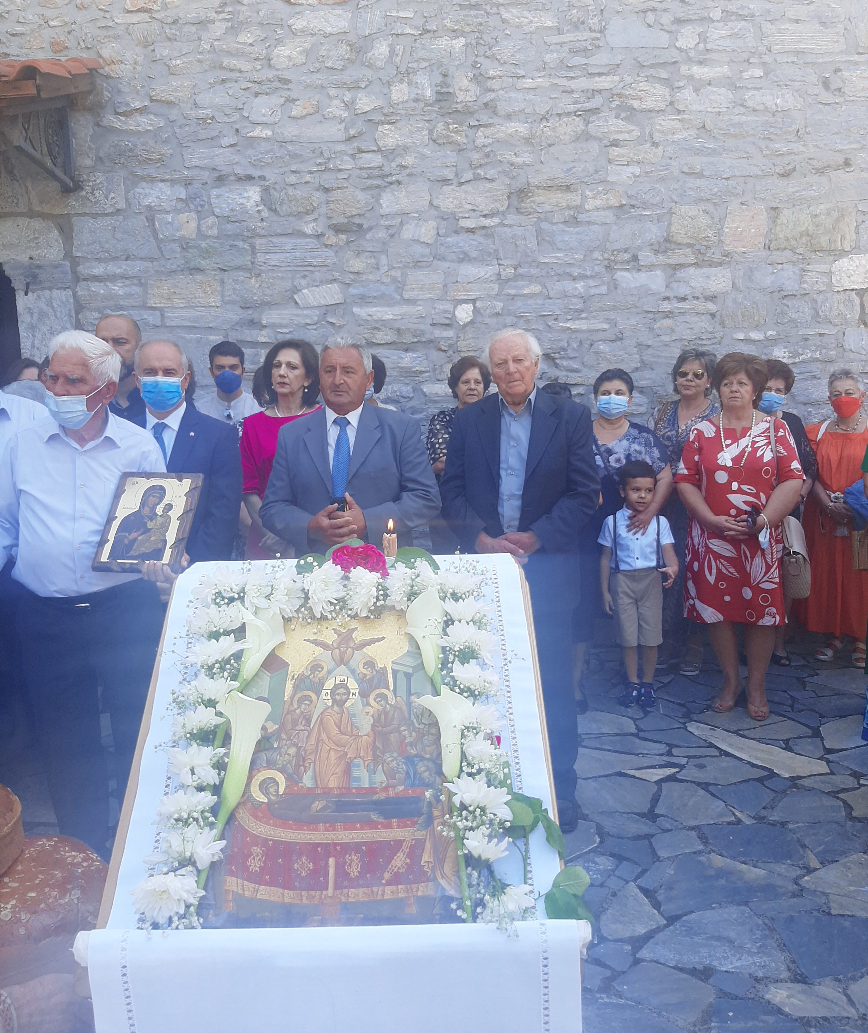 Με λαμπρότητα εορτάστηκε η Θεομητορική Εορτή της Κοιμήσεως της Θεοτόκου ...