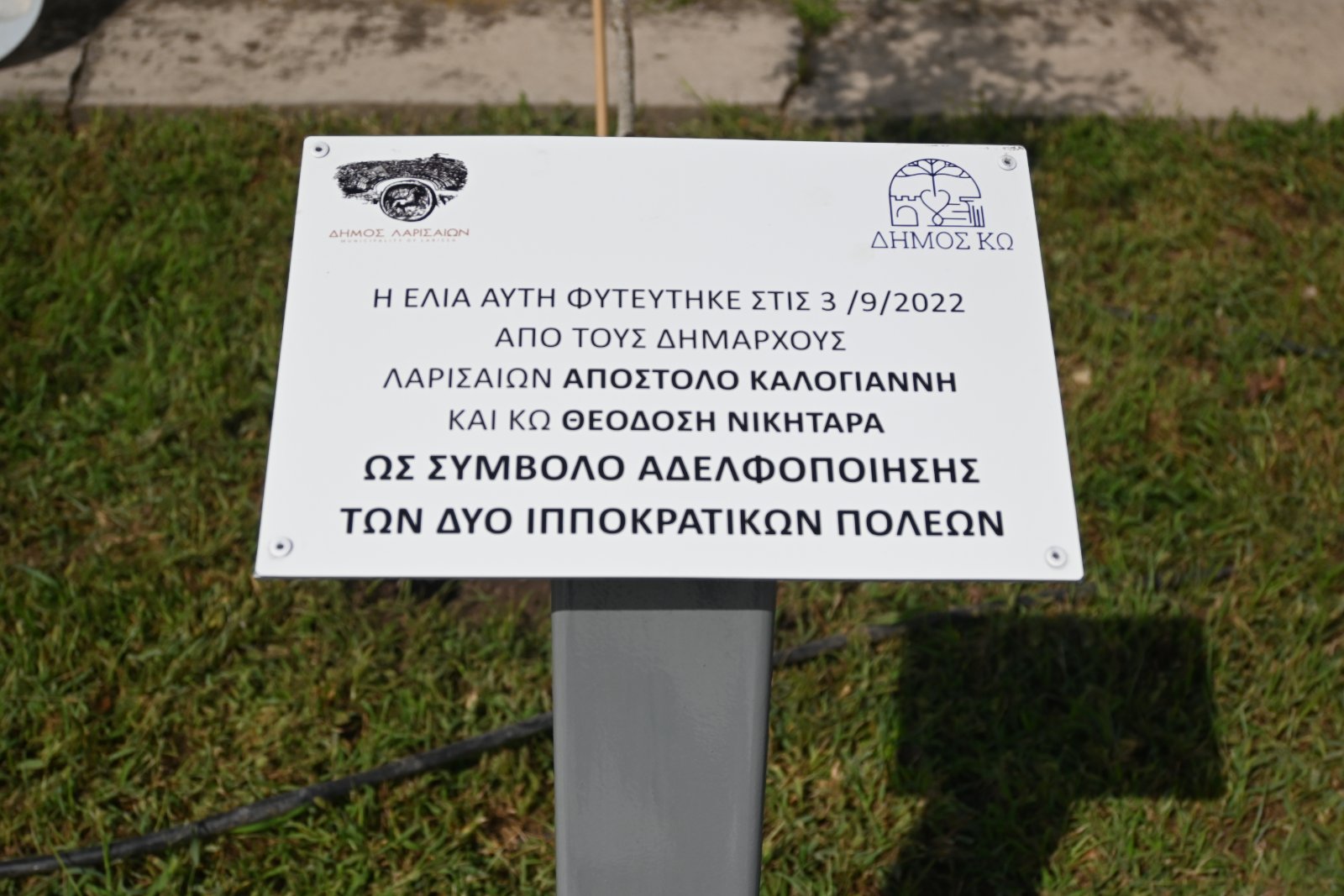 Μεγάλο βοτανικό κήπο με τα φυτά του Ιπποκράτη στο πάρκο του Αλκαζάρ ...