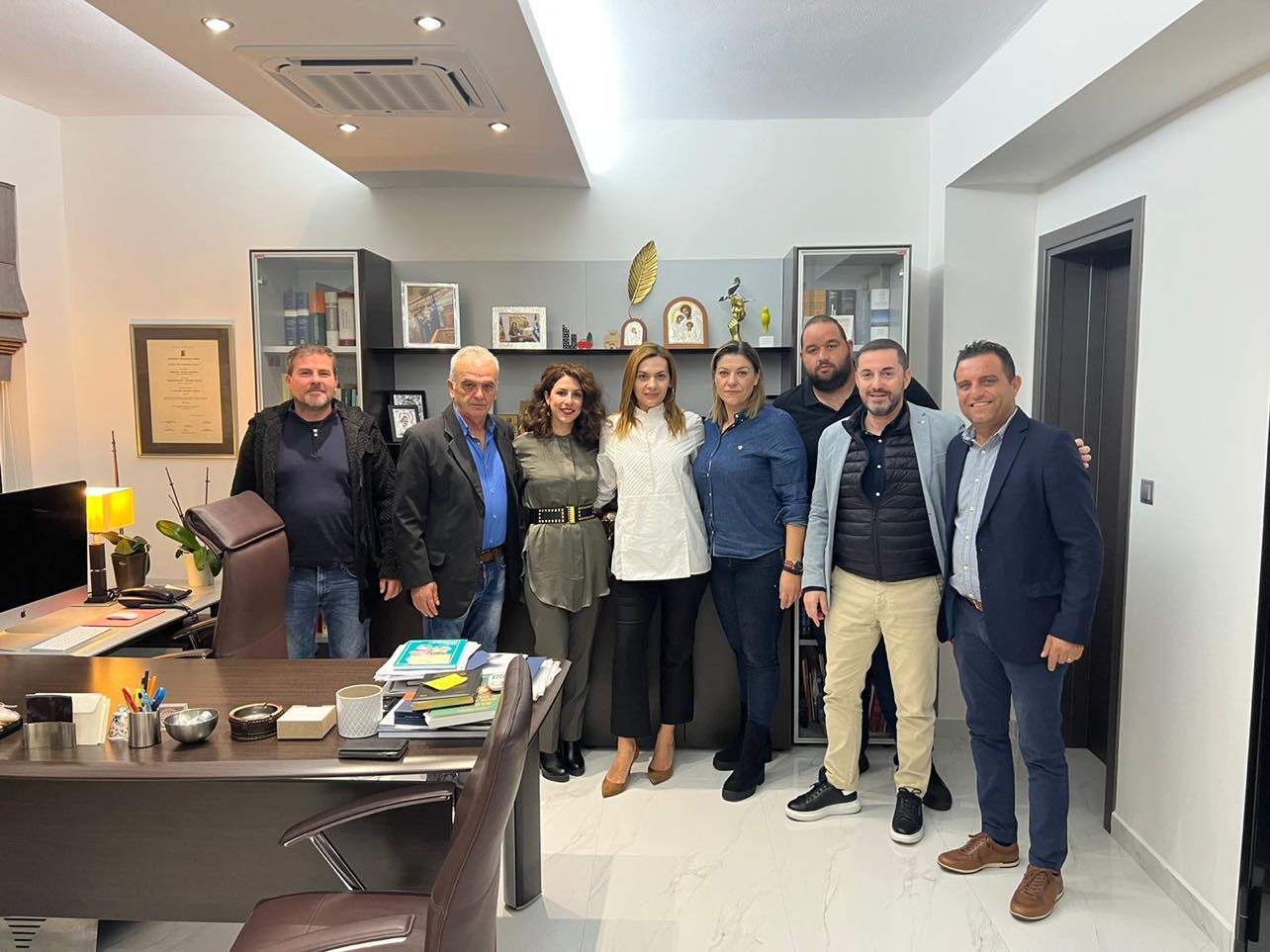 Συνάντηση Μπίζιου με ΔΗΜ.Τ.Ο. ΝΔ Τυρνάβου - "Οι ΔΗΜ.Τ.Ο. είναι η καρδιά ...