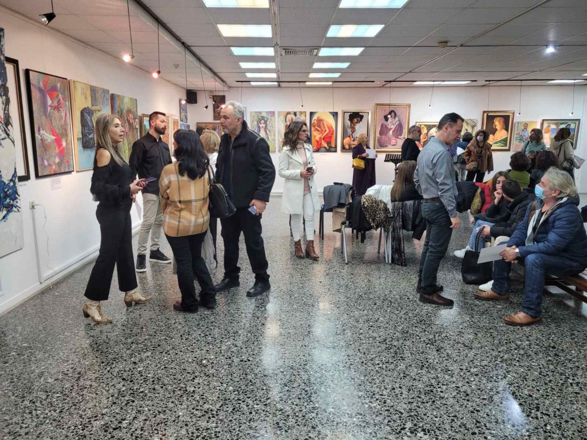 Λάρισα: Εγκαινιάστηκε στο Χατζηγιάννειο η έκθεση εικαστικών ...