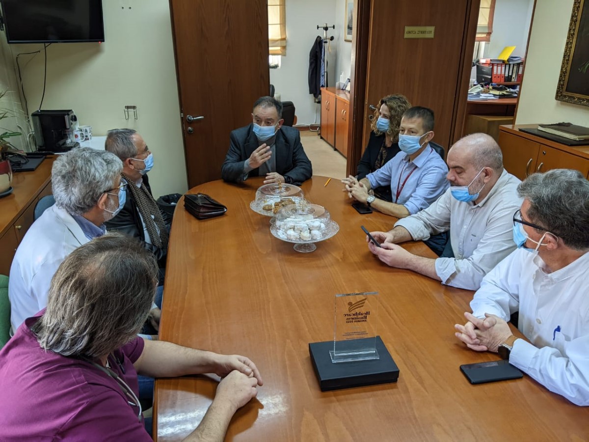 Ο Χρήστος Κέλλας σε Γενικό και Πανεπιστημιακό Νοσοκομείο Λάρισας ...