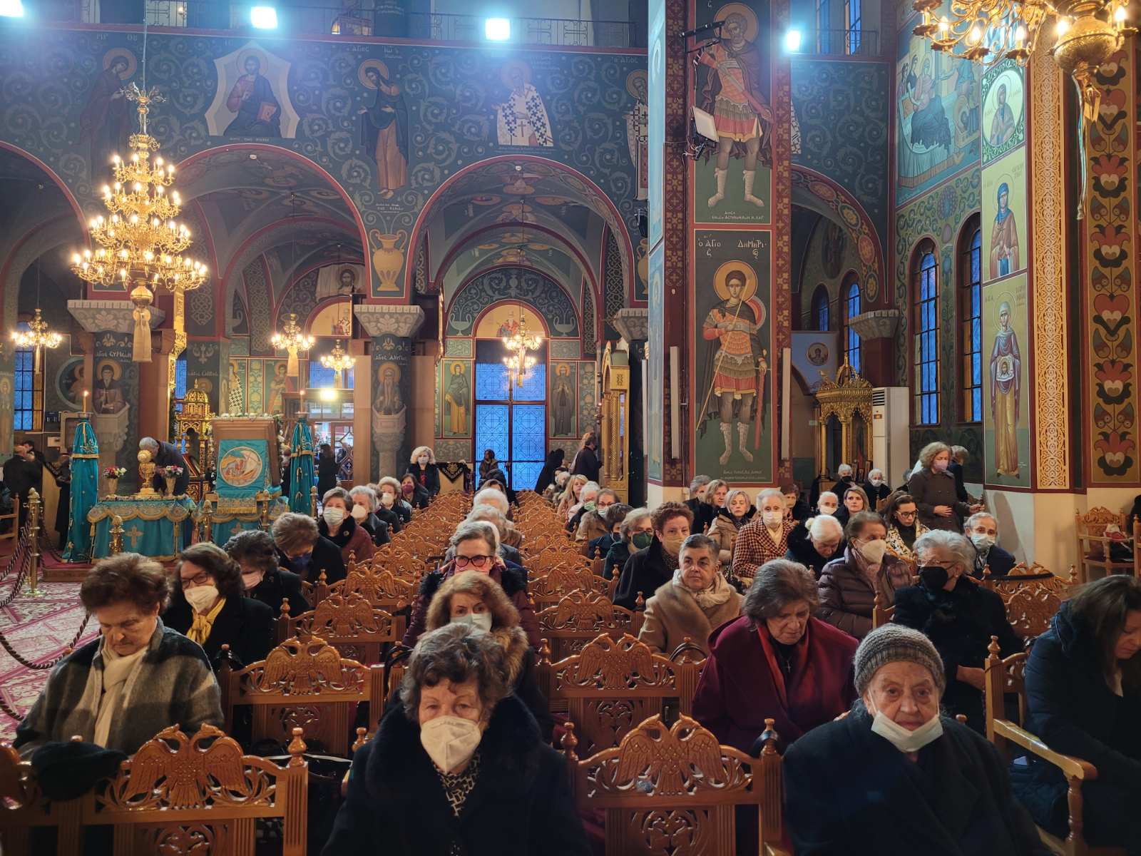 Λάρισα: Κλίμα κατάνυξης στον Ι.Ν. Αγίου Νικολάου για την σημερινή εορτή ...