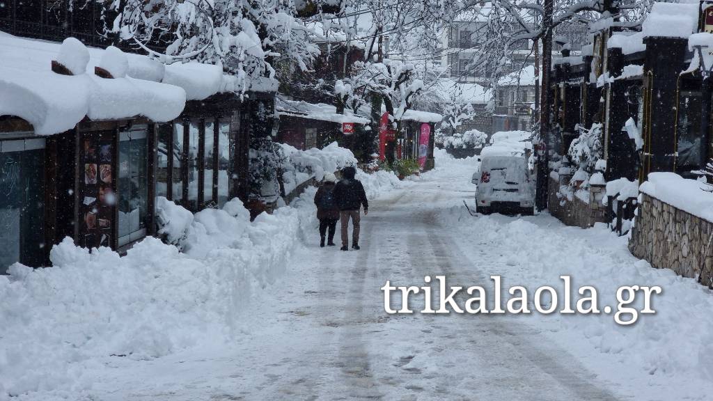 Τρίκαλα: Στους 40 πόντους το χιόνι στην Ελάτη (βίντεο) – ONLARISSA.GR ...