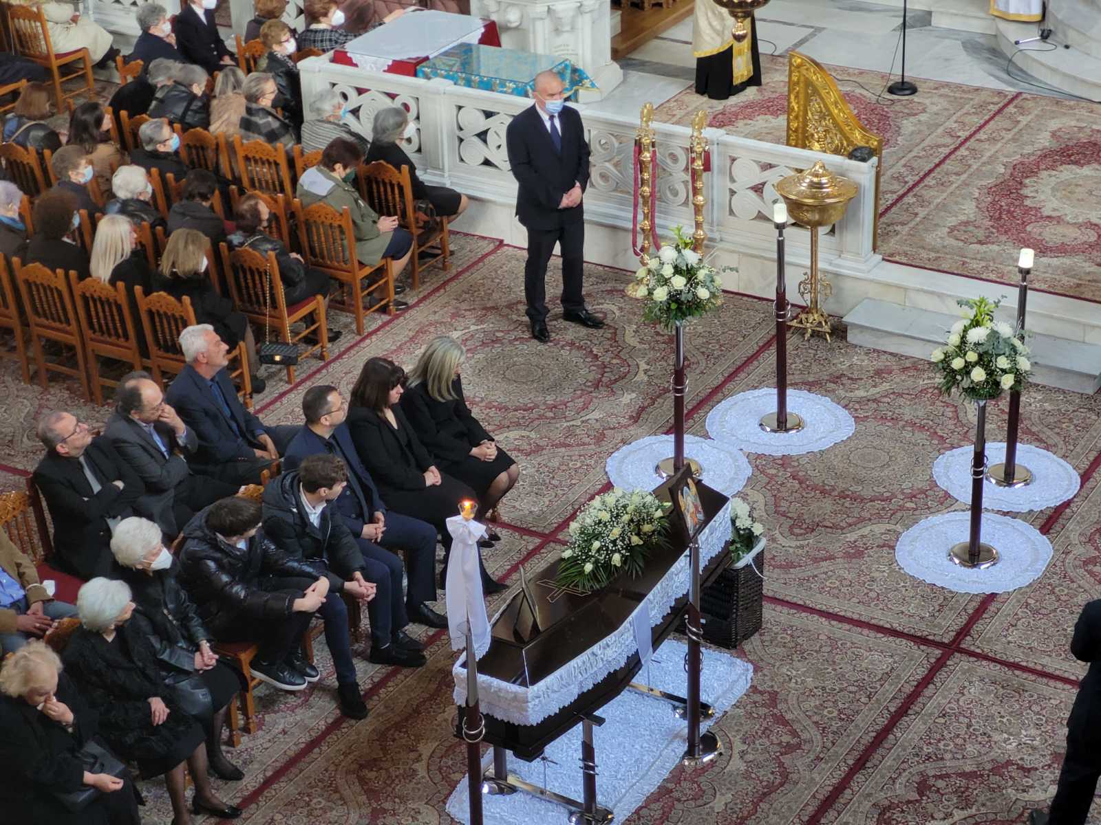 Θλίψη στην κηδεία του Λαρισαίου γιατρού και καθηγητή παθολογίας, Θωμά ...