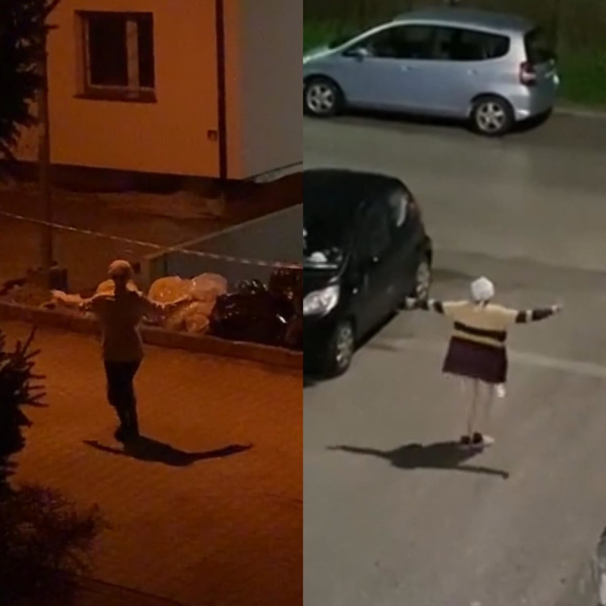 Η αγριεμένη ηλικιωμένη που έγινε Viral με το μαχαίρι χορεύοντας στο ...