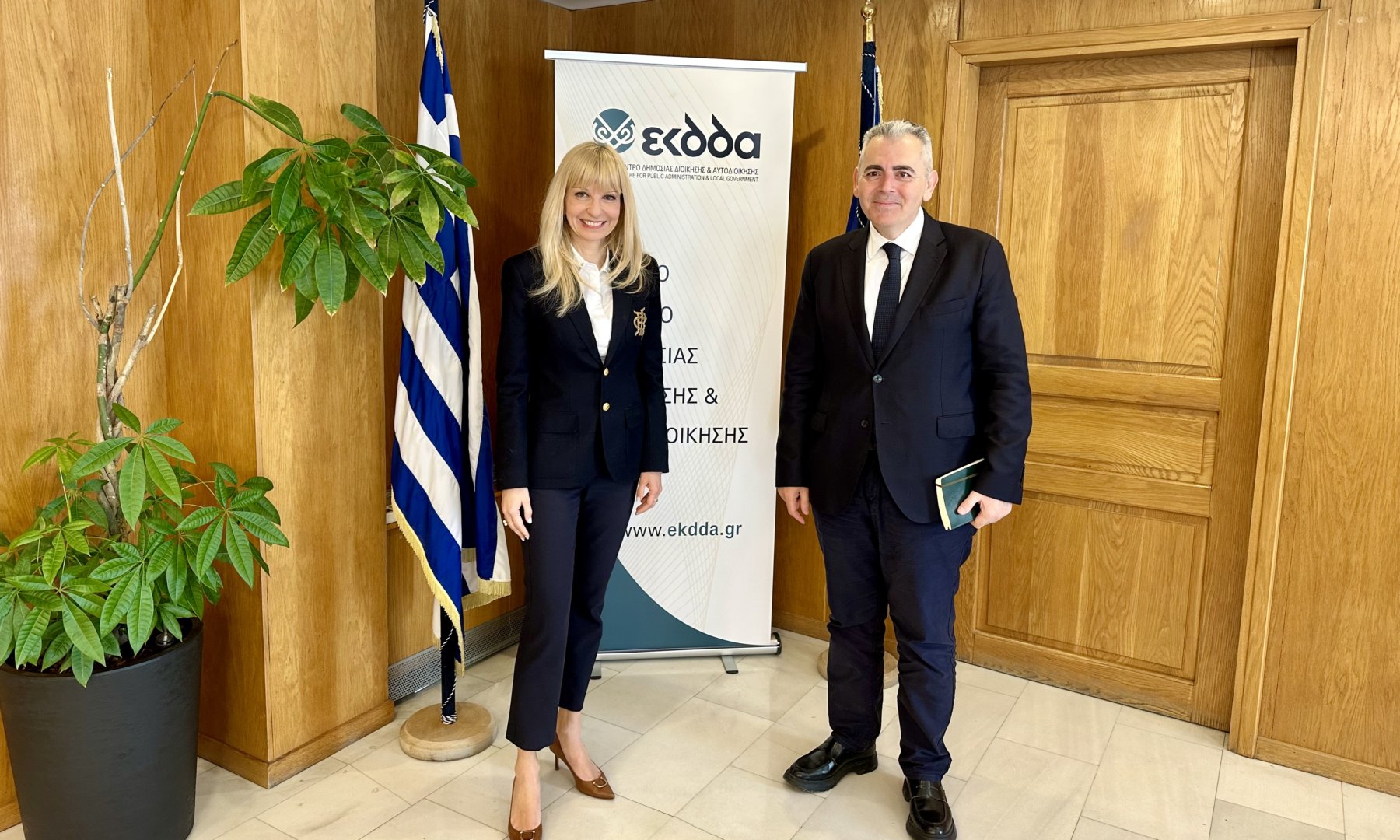 Χαρακόπουλος με Φαρσαλινή πρόεδρο του ΕΚΔΔΑ: Στρατηγικός στόχος η ...