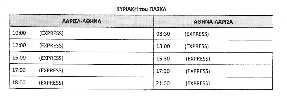 Υπεραστικό ΚΤΕΛ Λάρισας: Αυτά είναι τα δρομολόγια για Αθήνα και ...