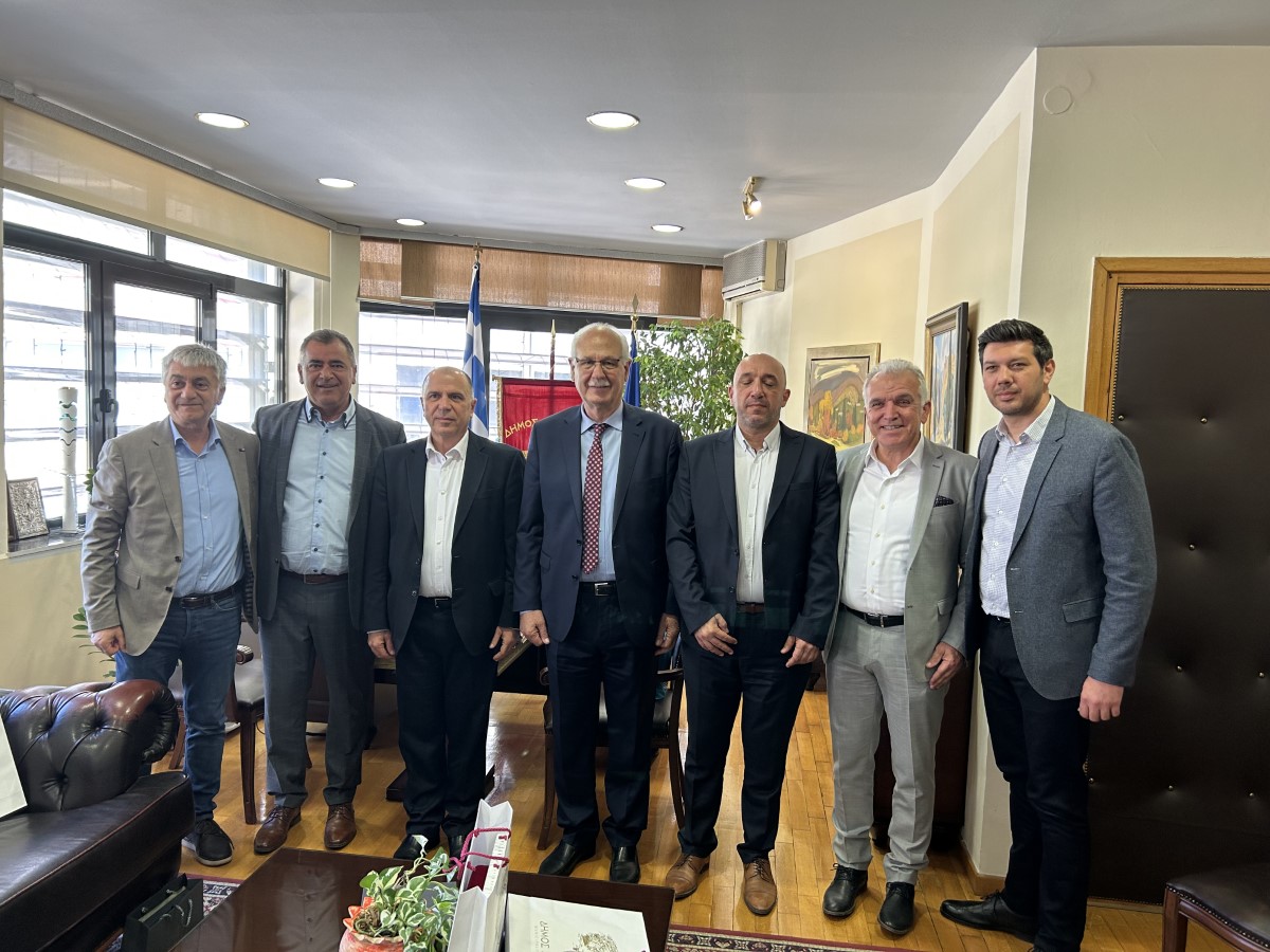 Επίσκεψη αντιπροσωπείας Συμβουλίου Υδατοπρομήθειας Λεμεσού στη Λάρισα ...