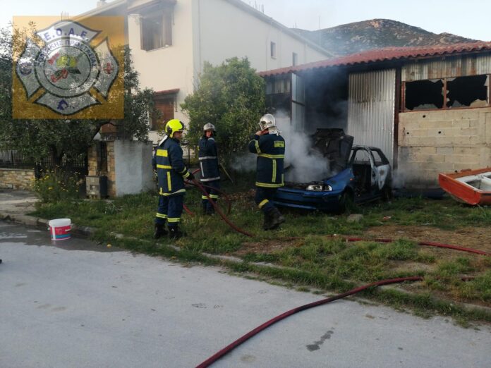 Φωτιά σε αποθήκη στην Αγριά Βόλου: Εγκλωβίστηκε ηλικιωμένος – Κάηκε ΙΧ ...