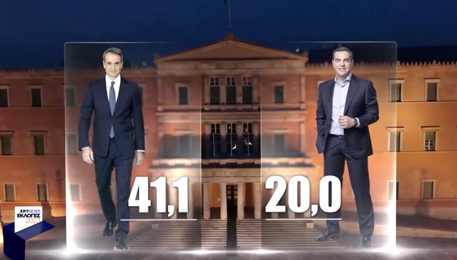 Εκλογές 2023, Αποτελέσματα: ΝΔ 41,1% - ΣΥΡΙΖΑ 20,1% - Θρίαμβος ΝΔ με 20 ...