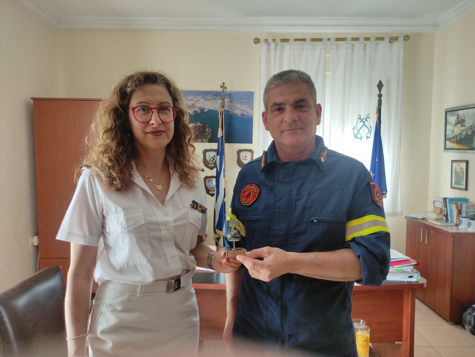 Στο Βόλο και στη 4η ΠΕ.ΔΙ.Λ.Σ., για εθιμοτυπική επίσκεψη ο διοικητής ...
