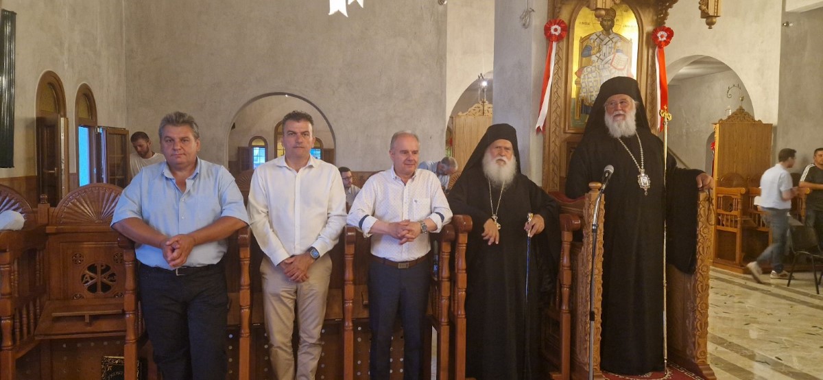 Στην Ιερά Μονή του Αγίου Νικοδήμου του Αγιορείτου ο δήμαρχος Τεμπών Γ ...