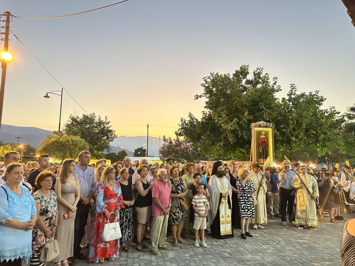 Πλήθος κόσμου στην πανήγυρη της Αγίας Μαρίνας στους Νέους Πόρους - Ο ...