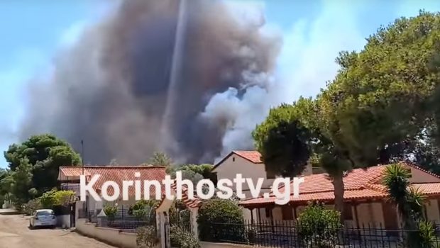 Λουτράκι: Φωτιά κοντά σε κατοικημένη περιοχή – Εντολή εκκένωσης σε ...