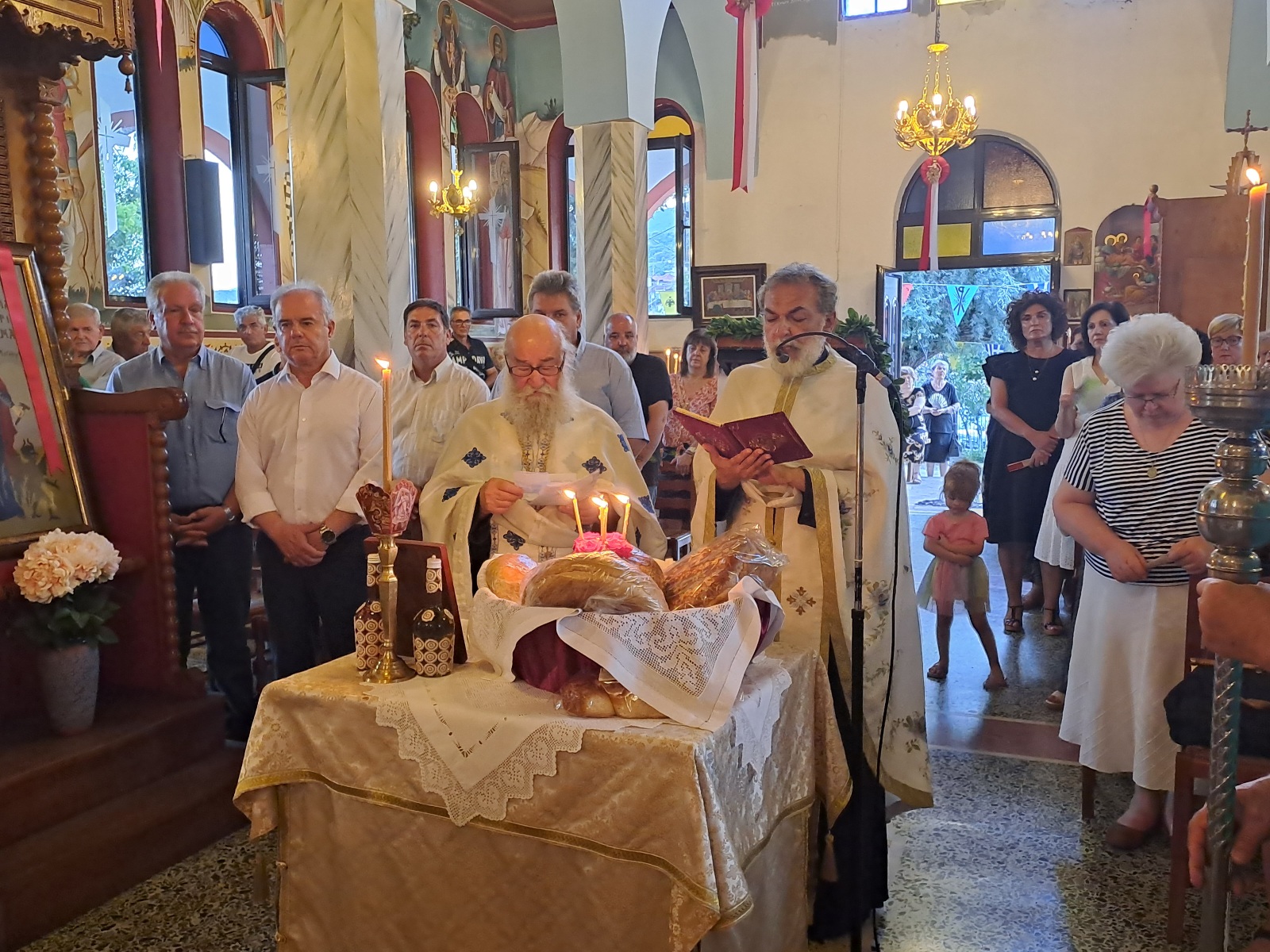 Με Πανηγυρικό Εσπερινό τίμησαν την Αγία Μαρίνα στην Αιγάνη - ONLARISSA ...