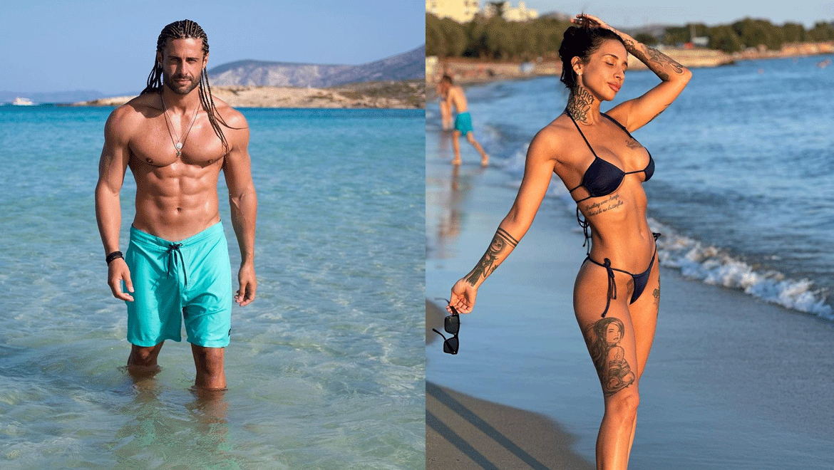 Αποκλειστικό – Κωνσταντίνος Βασάλος: Τρυφερά τετ α τετ με τη γνωστή YouTuber Dat Lilly στην Πάρο ...