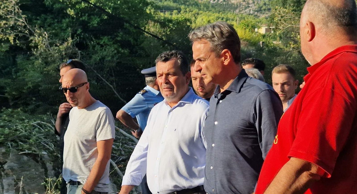 Στις πληγείσες περιοχές του Βόλου ο Κυριάκος Μητσοτάκης - ONLARISSA.GR ...