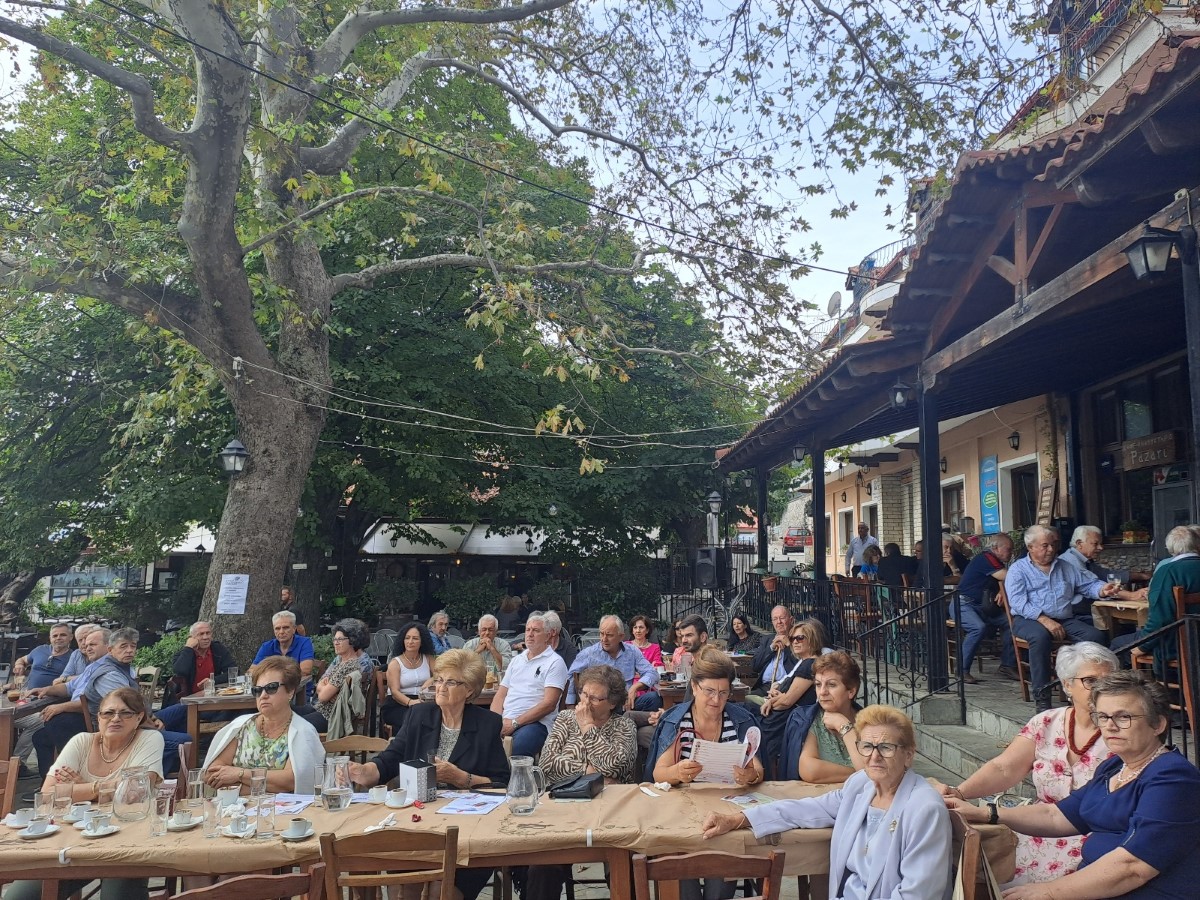 Σε Ραψάνη και Όσσα συνέχισε τις ομιλίες του ο Γιώργος Μανώλης (φωτό ...