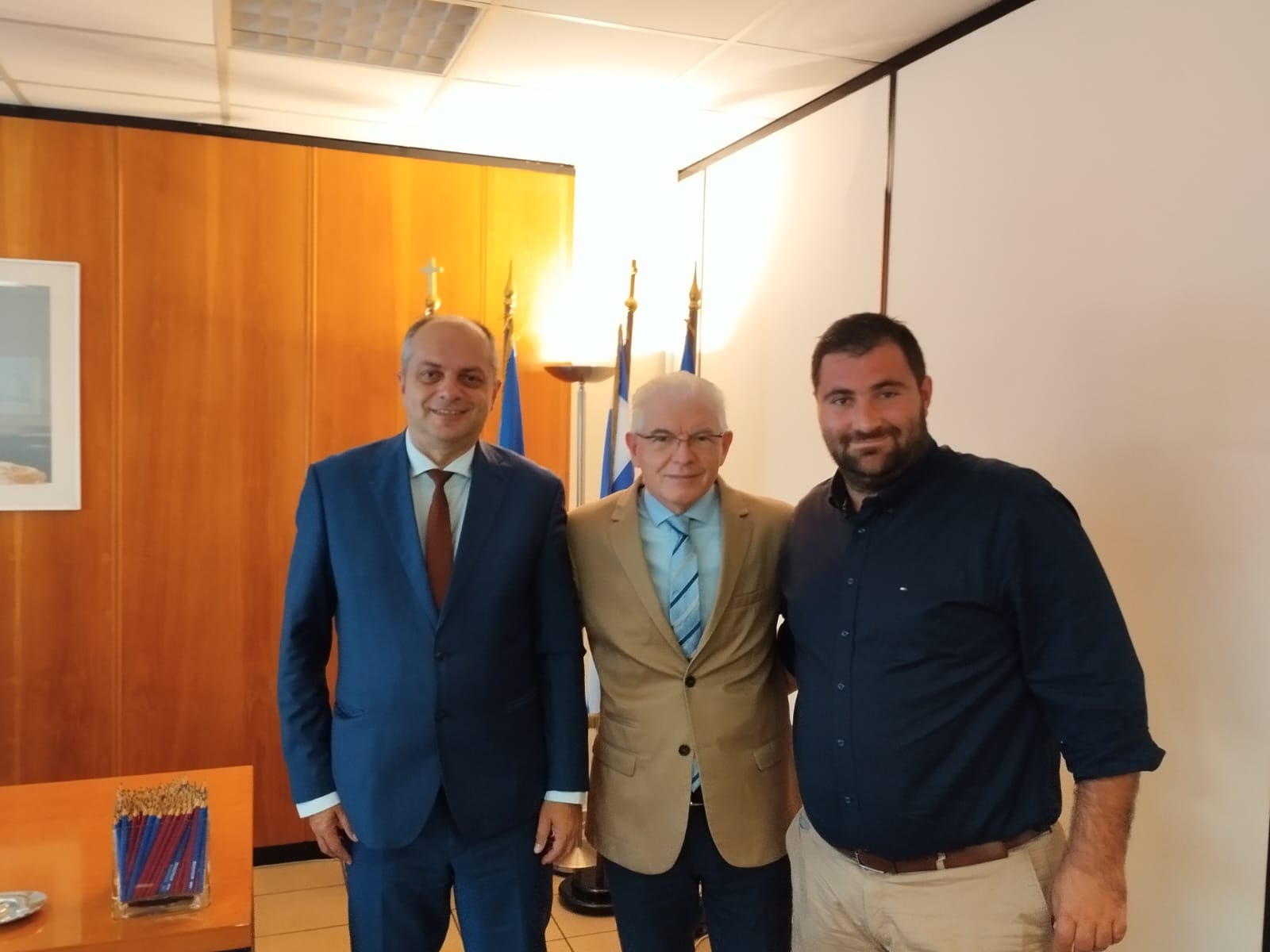 Συνάντηση Καπετάνου με Λυκουρέντζο στον ΕΛΓΑ για τα μέτρα στήριξης των ...