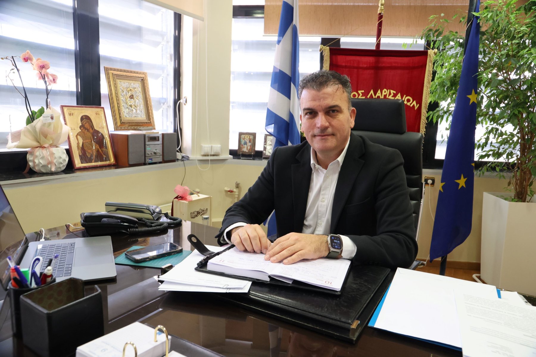 Ευχές για την ονομαστική του εορτή δέχεται αύριο ο δήμαρχος Λαρισαίων ...