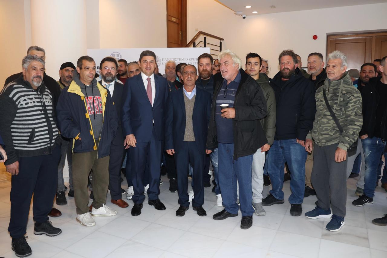 Μήνυμα Αυγενάκη στους αγρότες στην έναρξη λειτουργίας του Ευρωπαϊκού ...