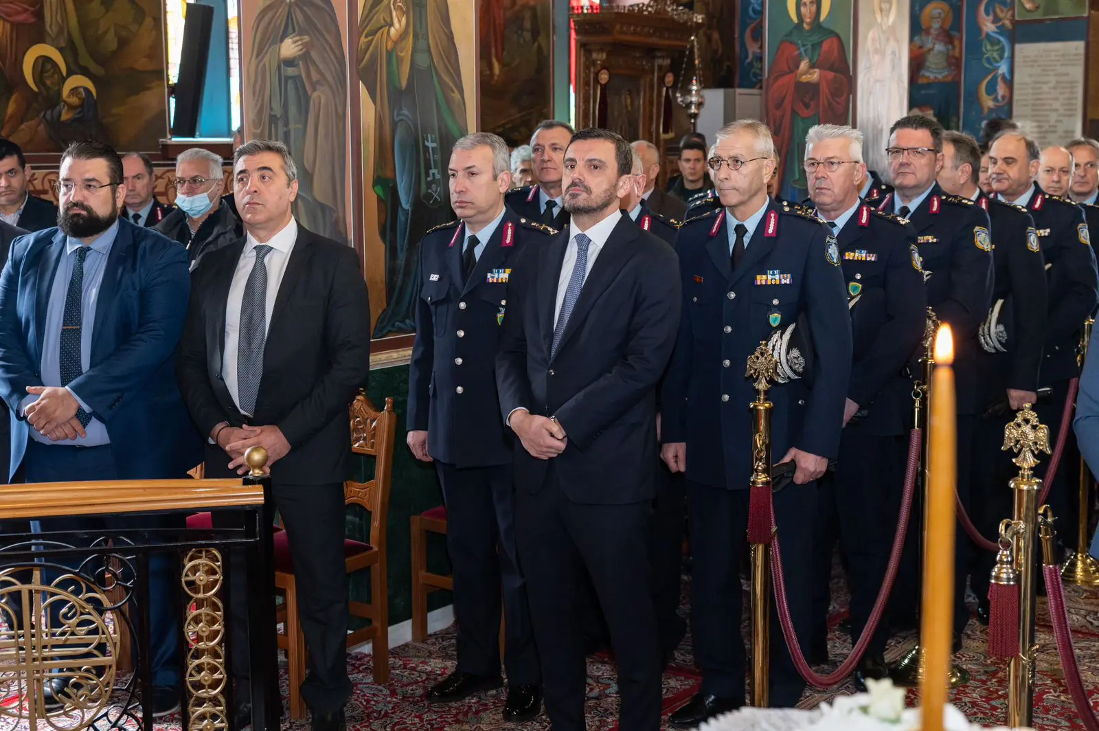 Τελετή επιμνημόσυνης δέησης υπέρ των αστυνομικών που έχασαν τη ζωή τους ...