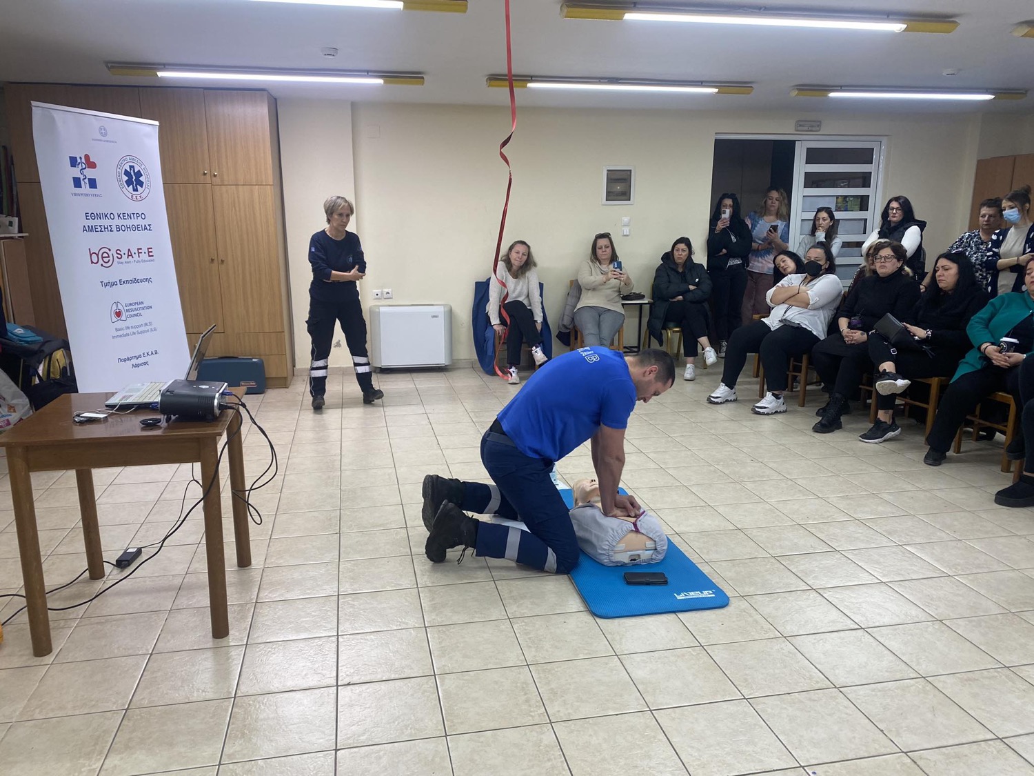 Η εκπαιδευτική ομάδα του ΕΚΑΒ Θεσσαλίας συνεχίζει το θεάρεστο έργο της ...