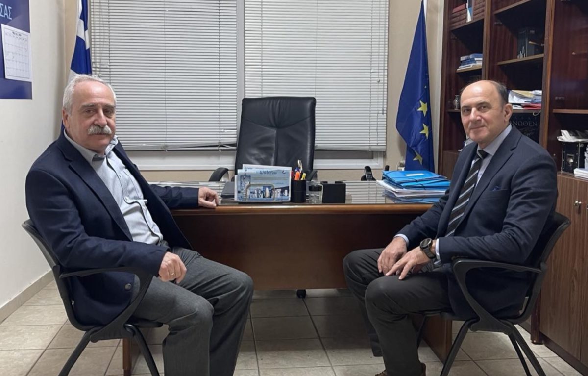 Επίσκεψη Γιώργου Μπλιούμη στα γραφεία της ΔΕΕΠ ΝΔ Λάρισας – ONLARISSA ...