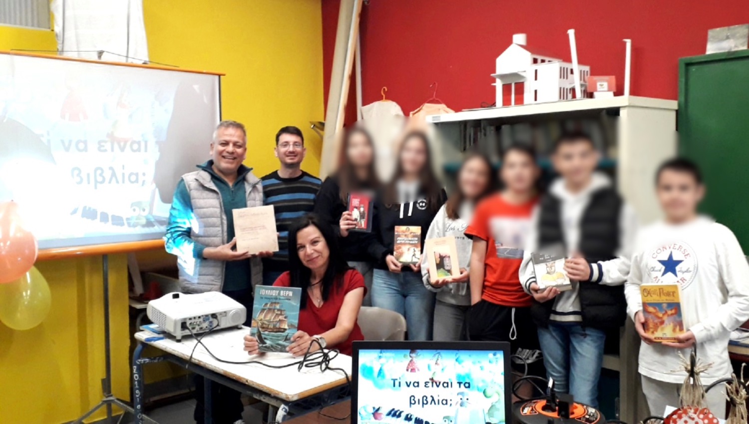Προσφορά βιβλίων στο Γυμνάσιο Γόννων από το ΠΟΚΕΛ και δράση για την ...