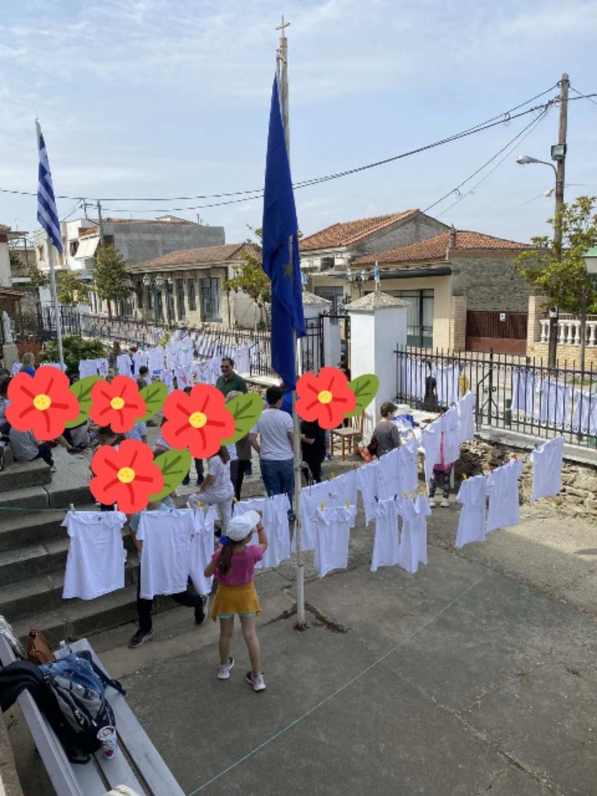 Μαθητές άπλωσαν την «μπουγάδα της ευτυχίας» στο Δημοτικό Σχολείο ...