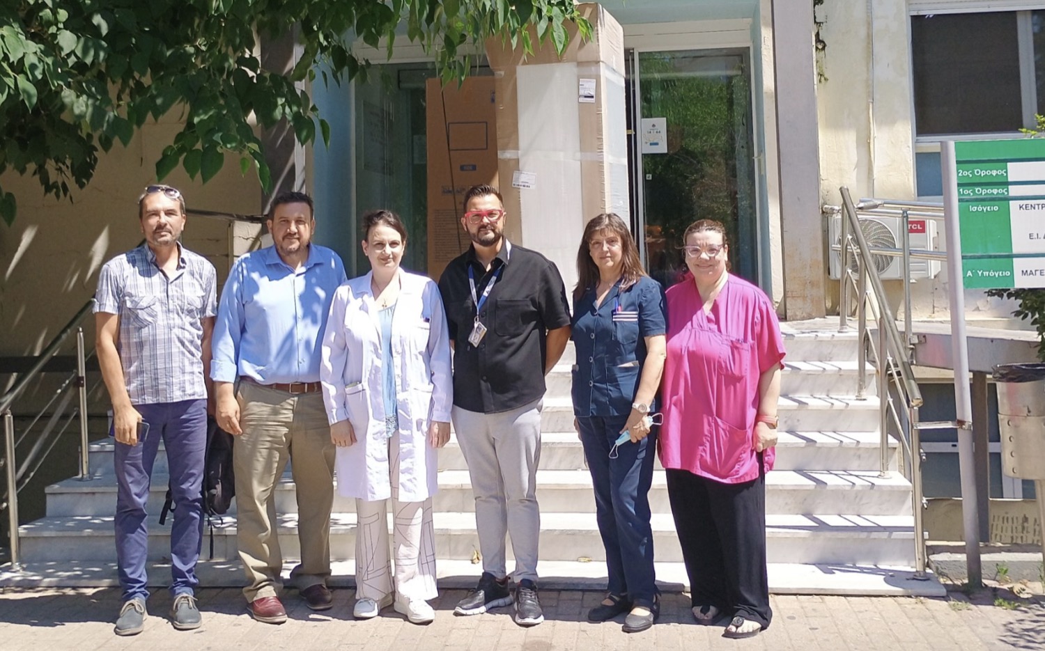 Δωρεά του Αυτοκινητόδρομου Αιγαίου στο Τμήμα Αιμοδοσίας του Γ.Ν ...