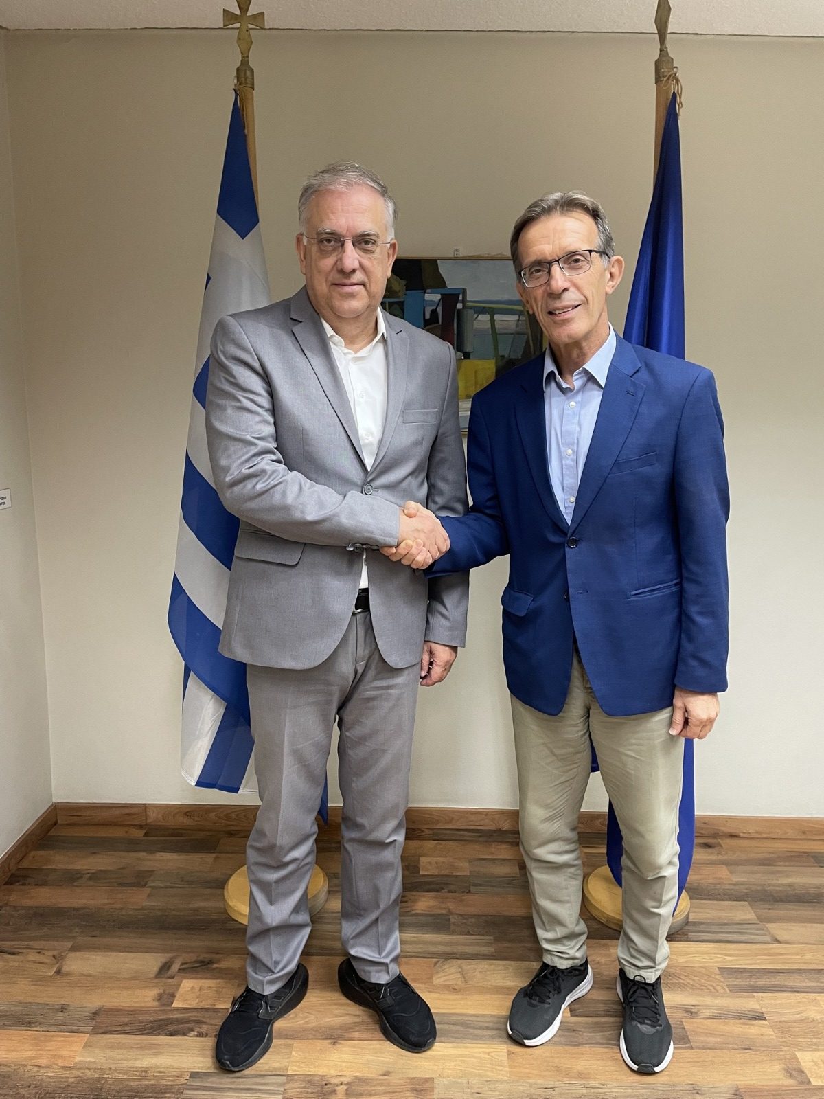 88η ΔΕΘ: Συναντήσεις Θεοδωρικάκου με προέδρους Helexpo και ΣΒΕ ...