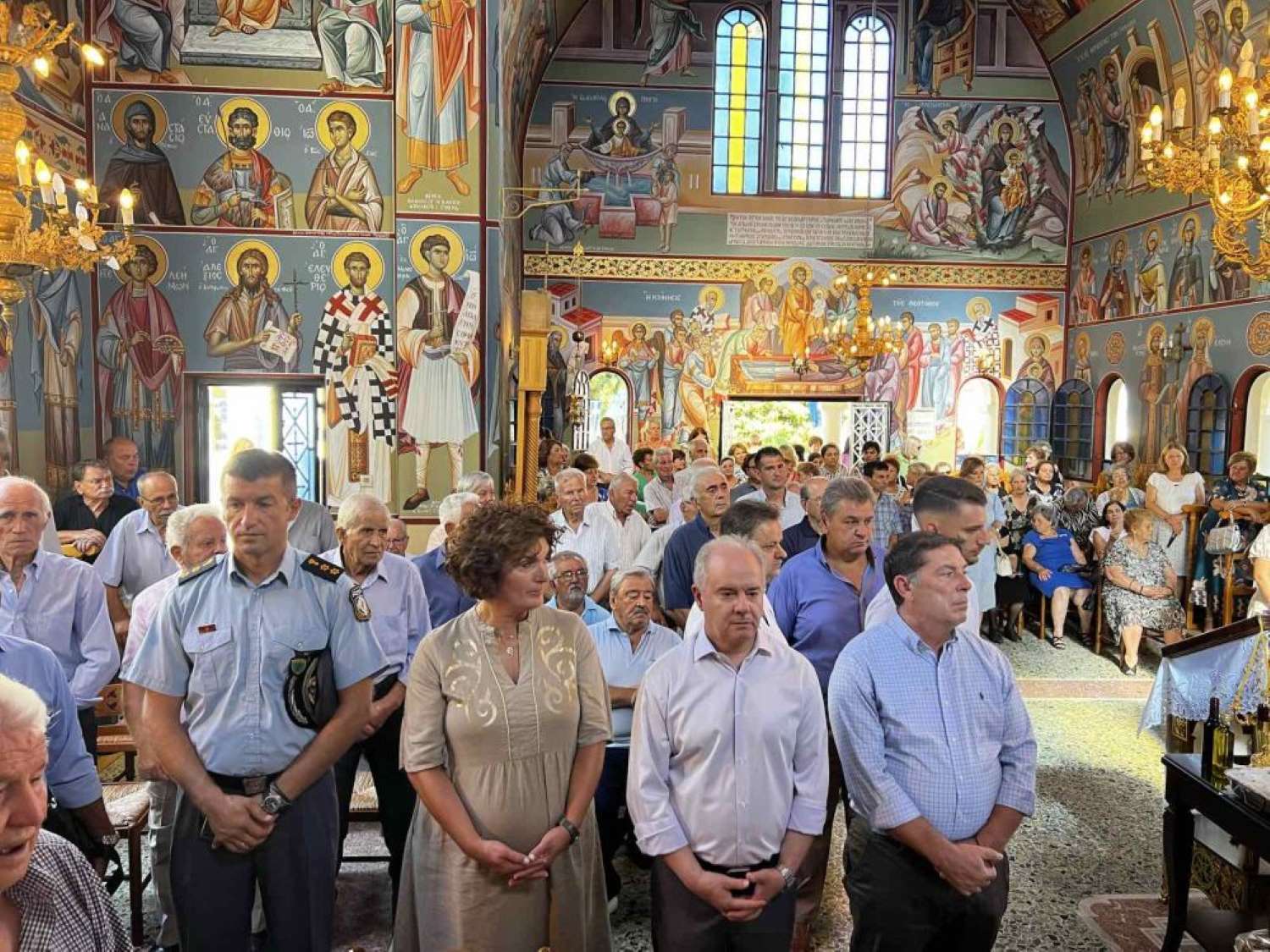 Διπλή γιορτή στον Πυργετό: Απόδοση της Κοιμήσεως της Θεοτόκου και η ...