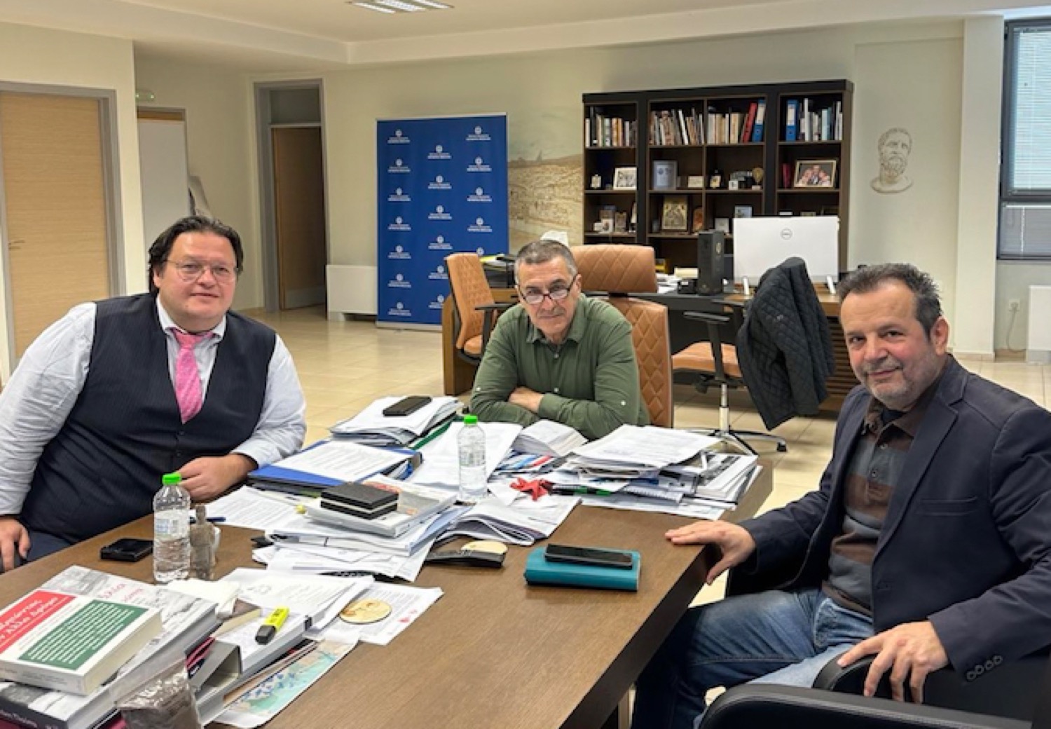 Το σχέδιο ανασυγκρότησης της Θεσσαλίας συζήτησε ο Θωμάς Παπαλιάγκας με ...