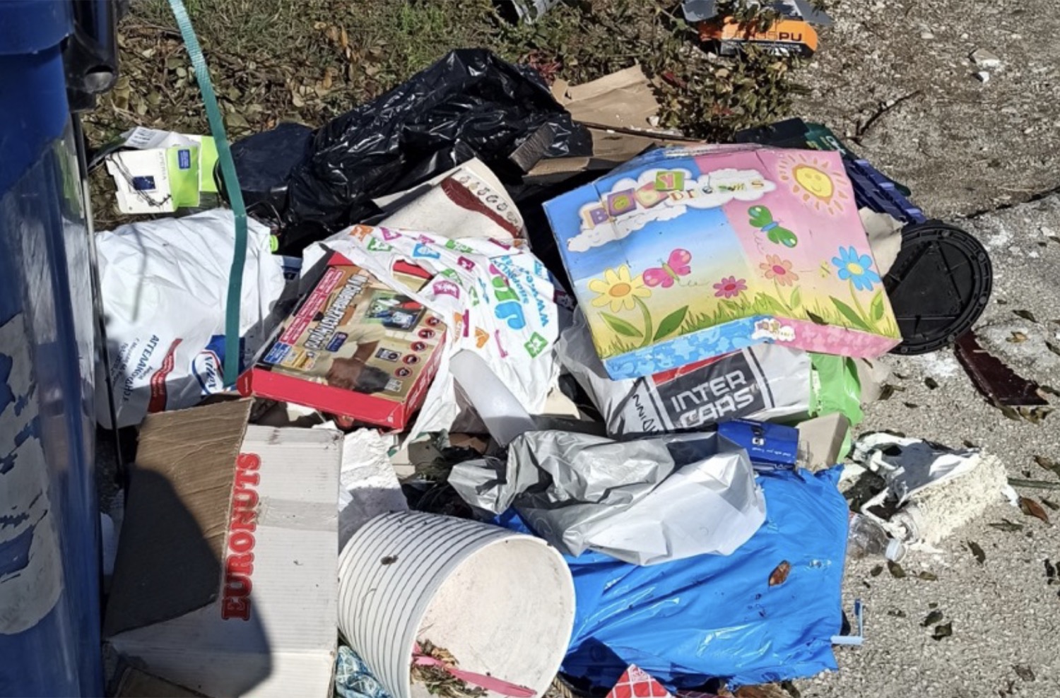 «Βουνό» τα σκουπίδια σε συνοικία της Λάρισας (φωτο) – ONLARISSA.GR Νέα ...