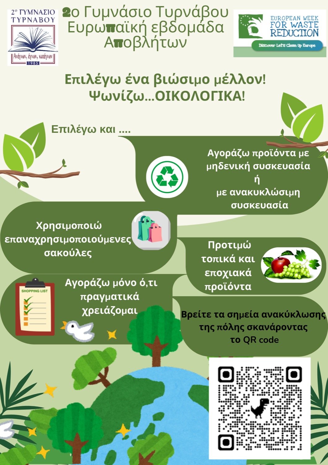 Στην Ευρωπαϊκή Εβδομάδα Μείωσης Αποβλήτων συμμετείχε το 2ο Γυμνάσιο ...