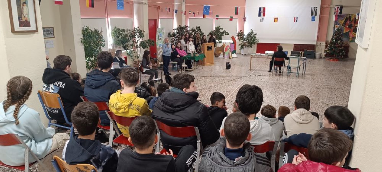 Εκδήλωση για την Παγκόσμια Ημέρα κατά της Έμφυλης Βίας στο 2ο Γυμνάσιο ...