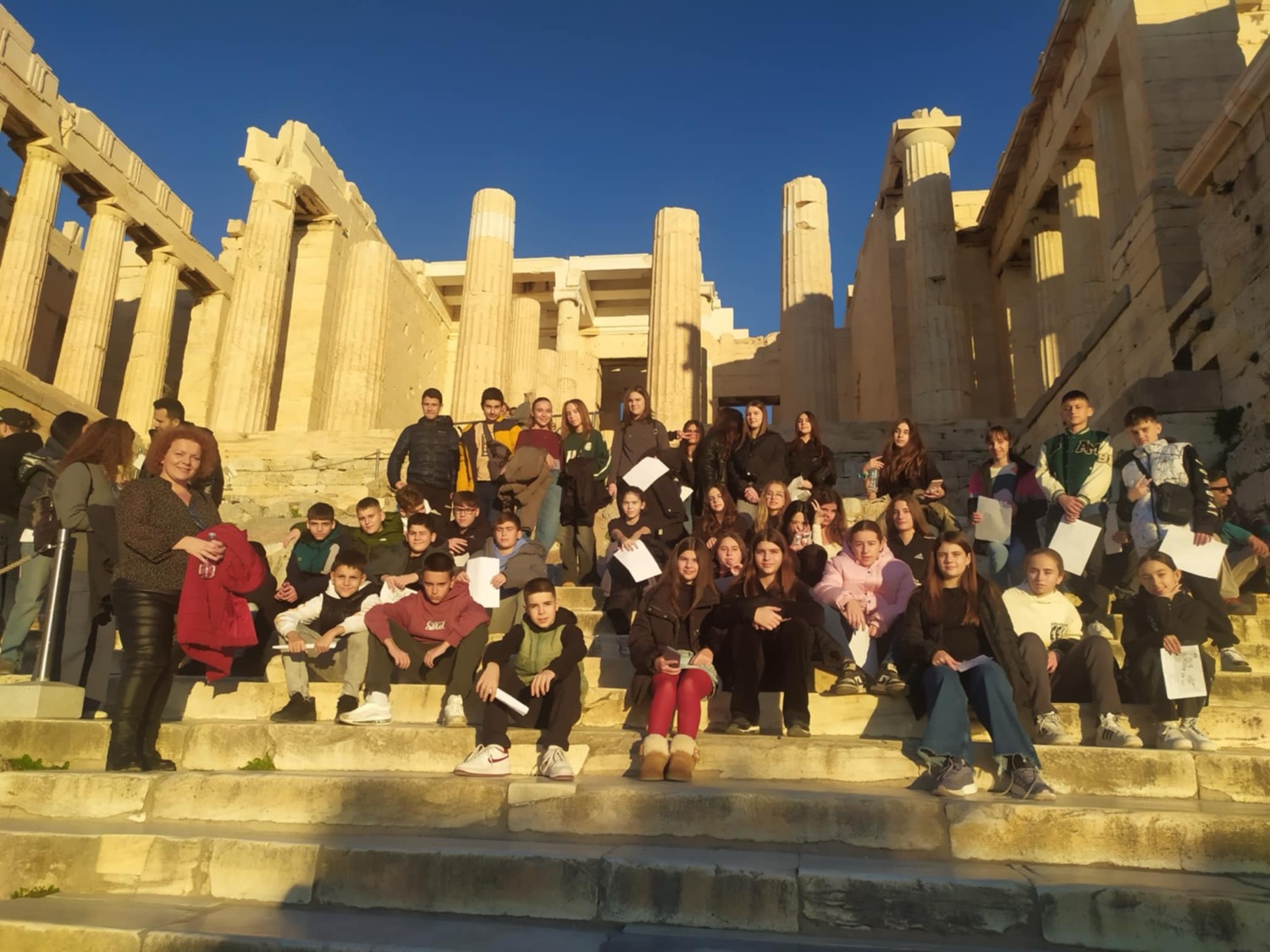 Εκπαιδευτική επίσκεψη στην Αθήνα Α’ τάξης 5ου Γυμνασίου Λάρισας (φωτο ...