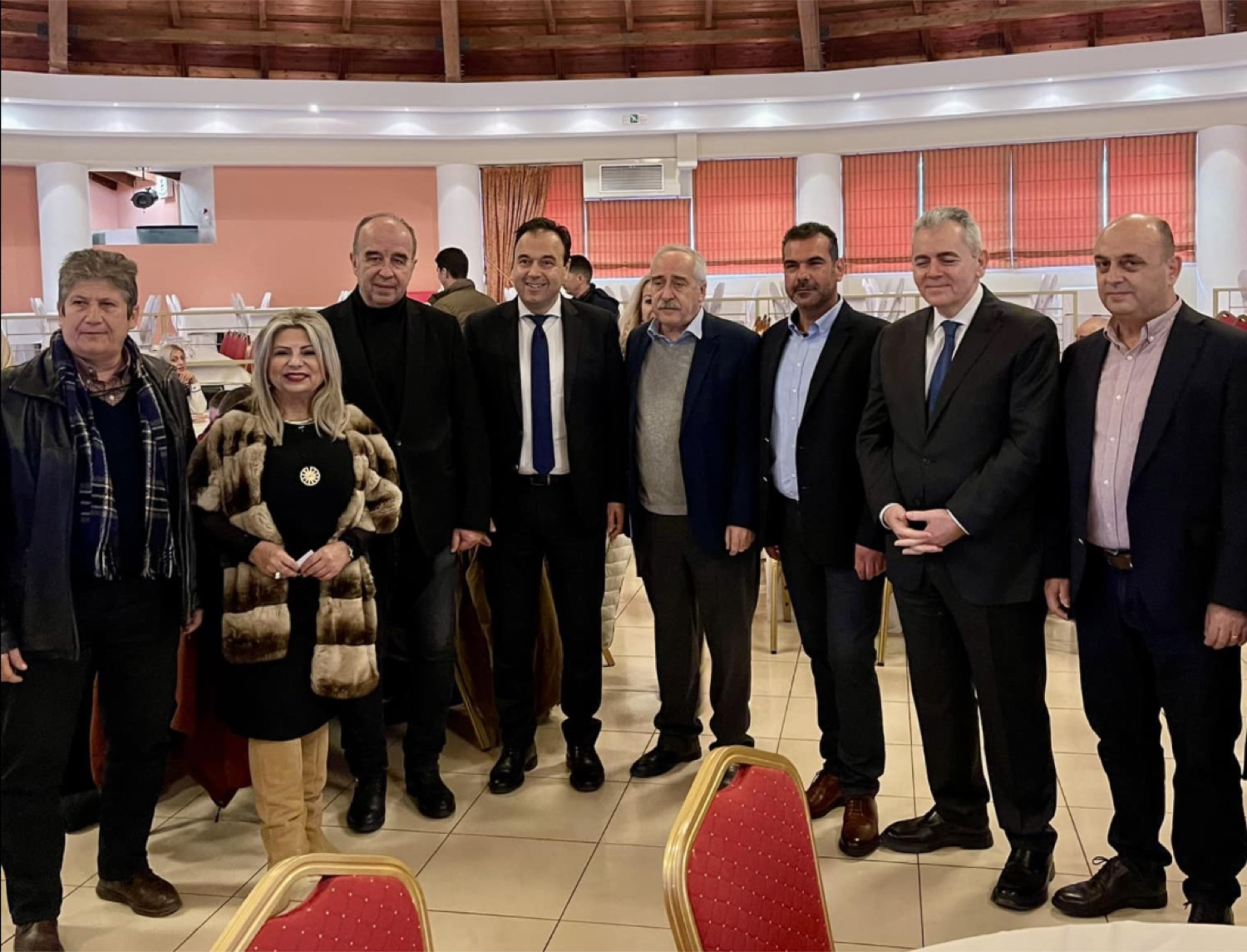 Έκοψε την πίτα της παρουσία του υπουργού Δημήτρη Παπαστεργίου η ΔΗΜ.Τ.Ο ...