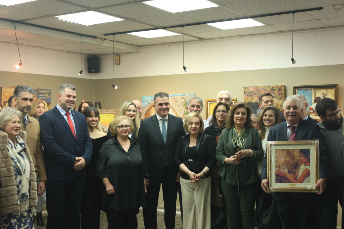 Λάρισα: Με μεγάλη επιτυχία τα εγκαίνια της έκθεσης εικαστικών ...