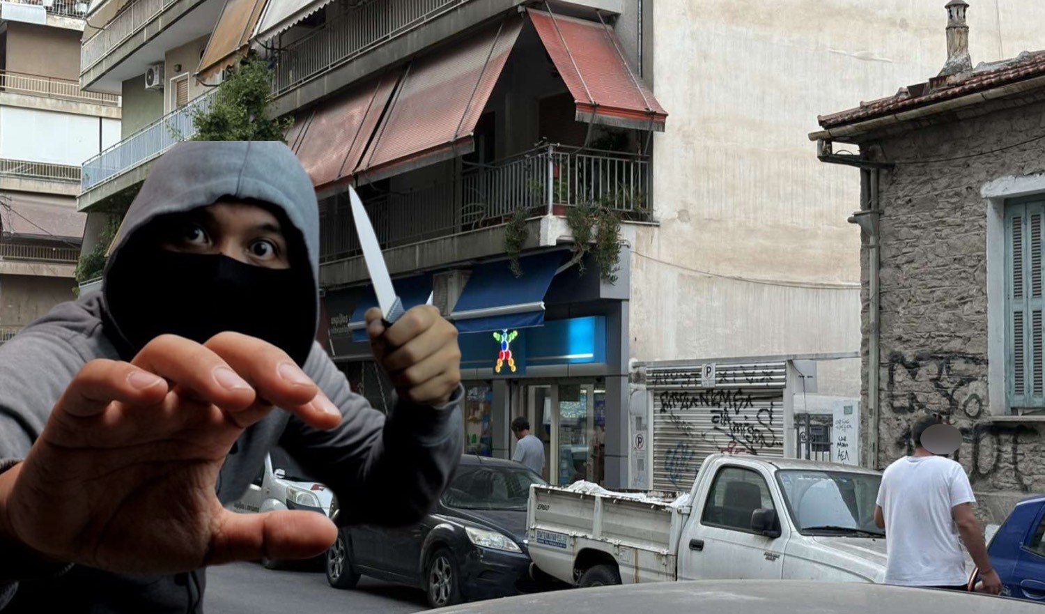 Τρόμος σε Πρακτορείο ΟΠΑΠ στη Λάρισα: Έβγαλαν μαχαίρι δύο ...