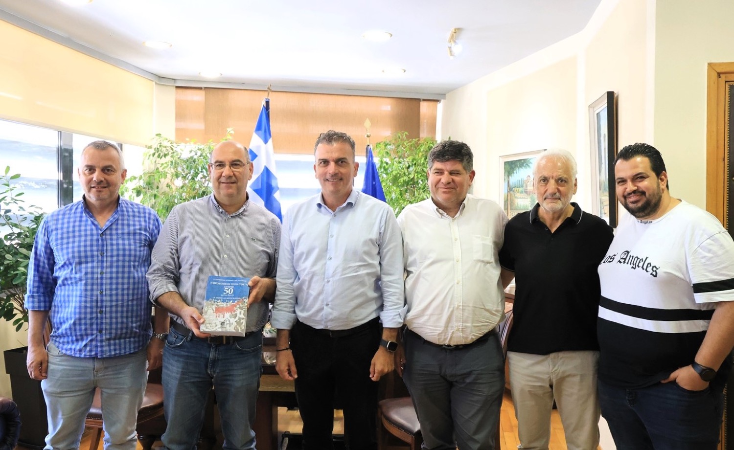 Κλιμάκιο Κύπριων Δημάρχων στη Λάρισα - Συνάντηση Θανάση Μαμάκου με ...