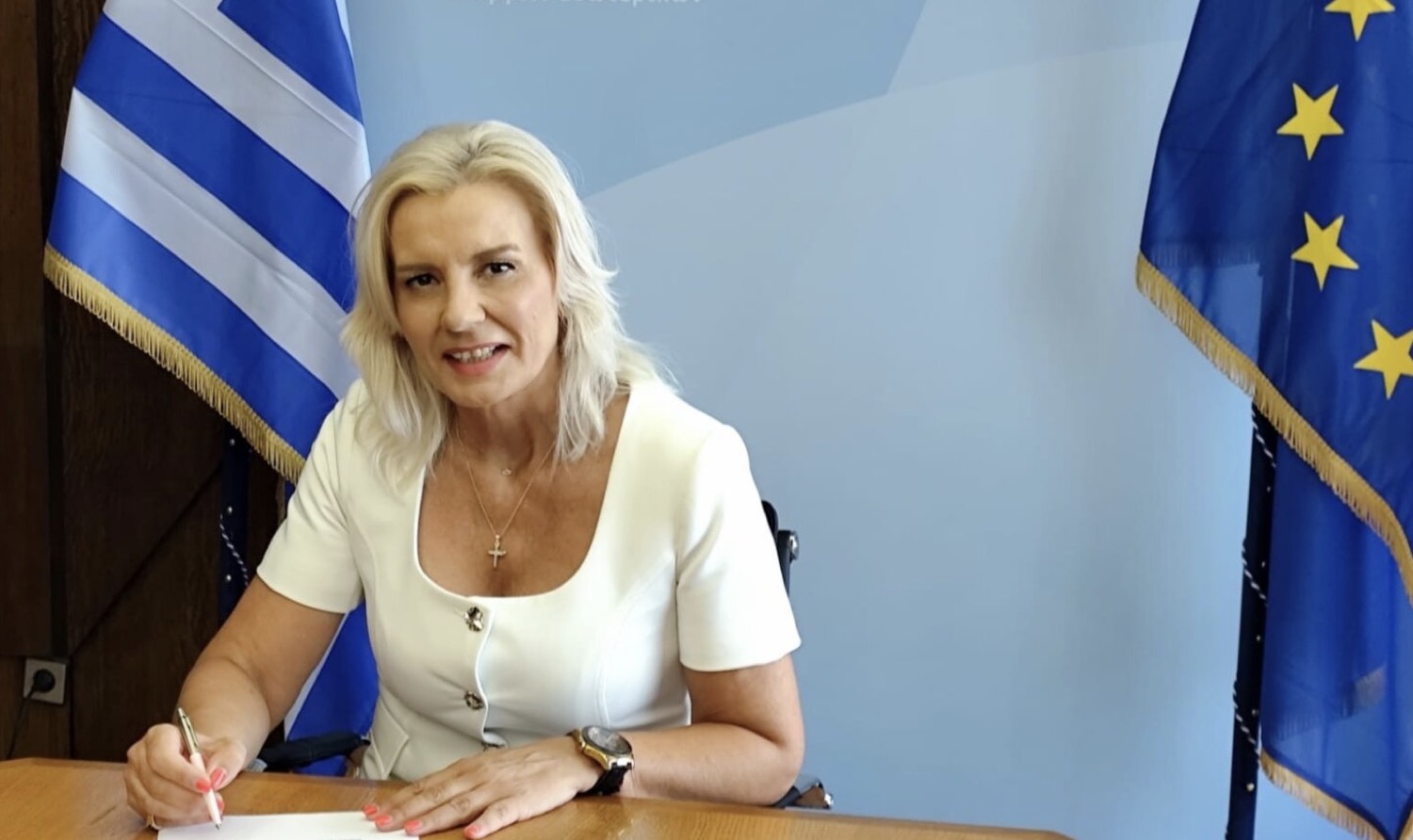Ορκίστηκε και ανέλαβε καθήκοντα ως Γενική Γραμματέας Αποκεντρωμένης ...